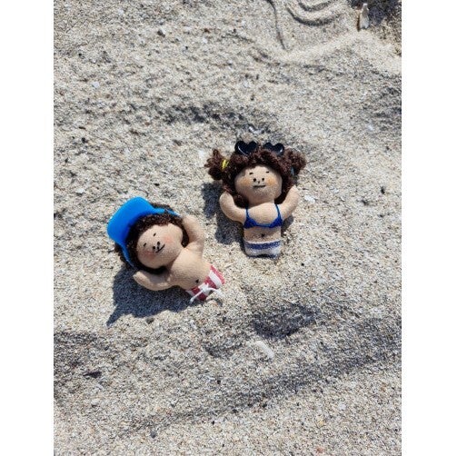 [sosoworks] Jeju Swim Boy & Swim Girl Keyring | GANADA STORE