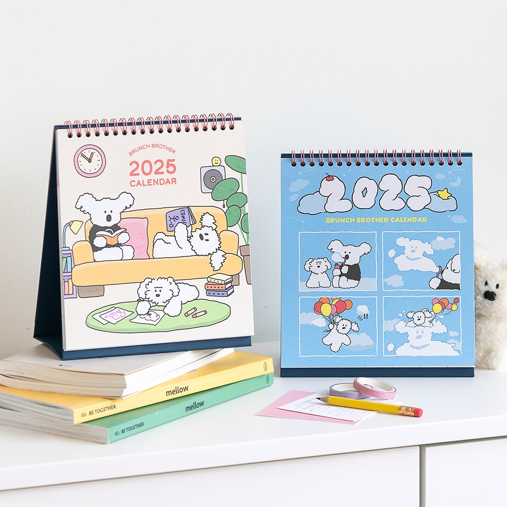 [Romane] 2025 Brunch Brother Desk Calendar | GANADA STORE