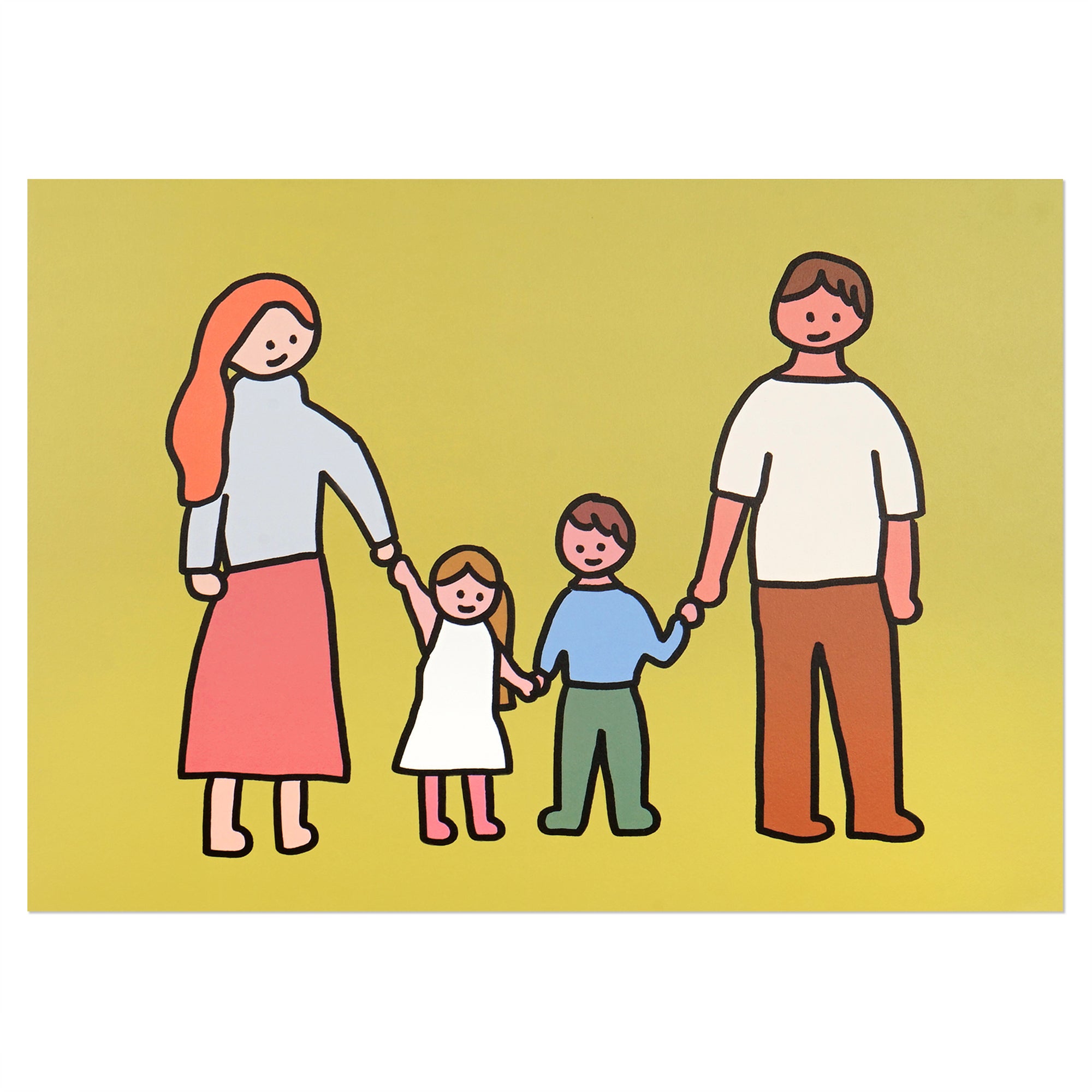 [ZPZ] A3 Poster - Family of four 2 | GANADA STORE